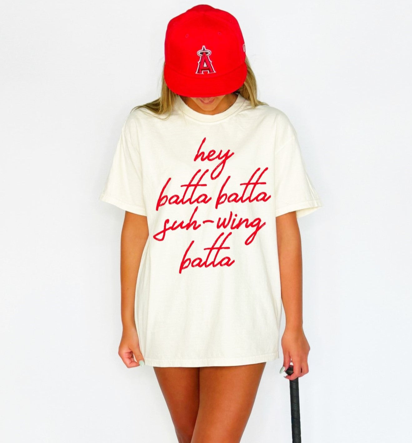 Hey Batta Swing Batta Youth & Adult Tee