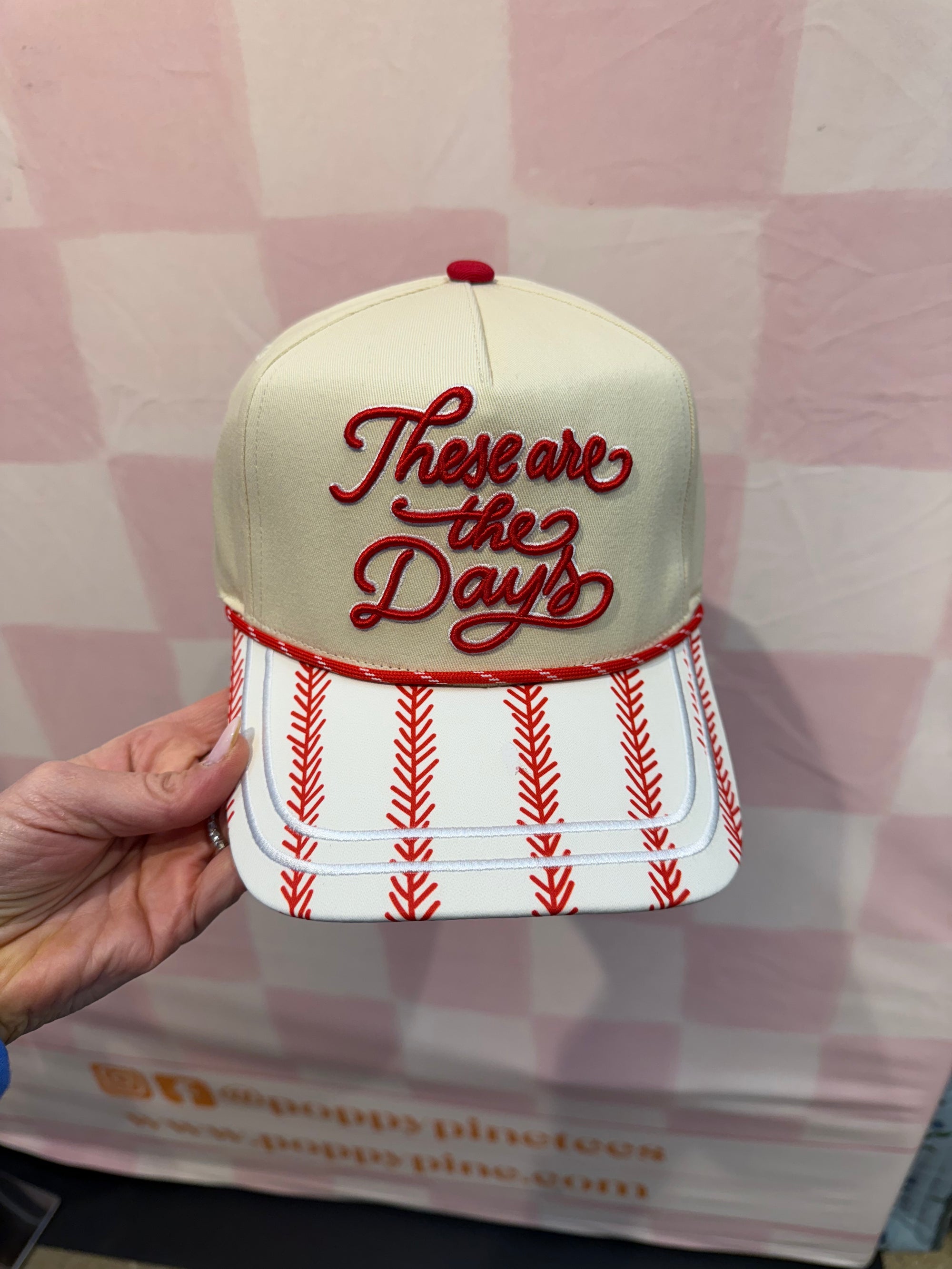 Baseball These are the Days Hat- Pre Order
