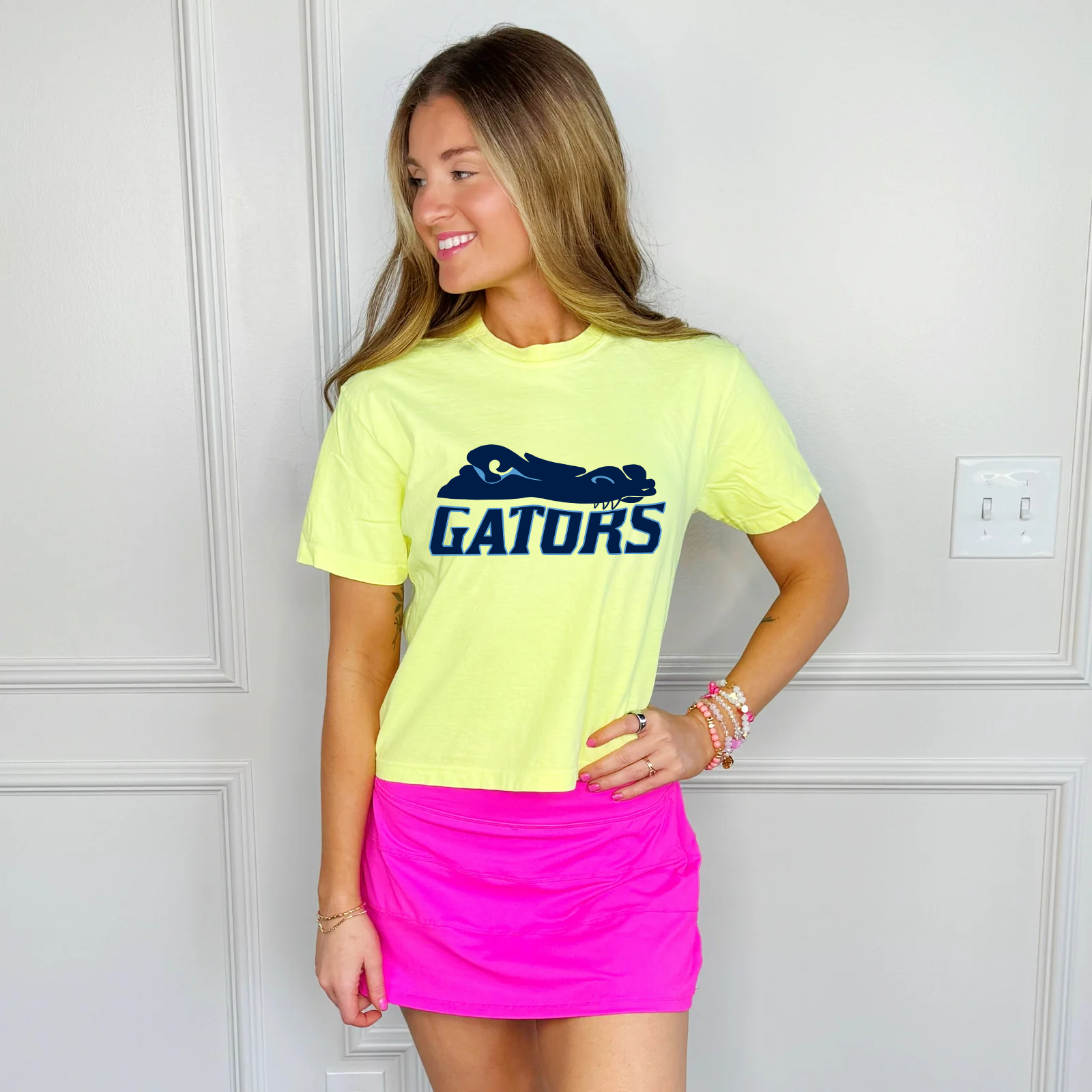 MG Logo Gators Crop Tee
