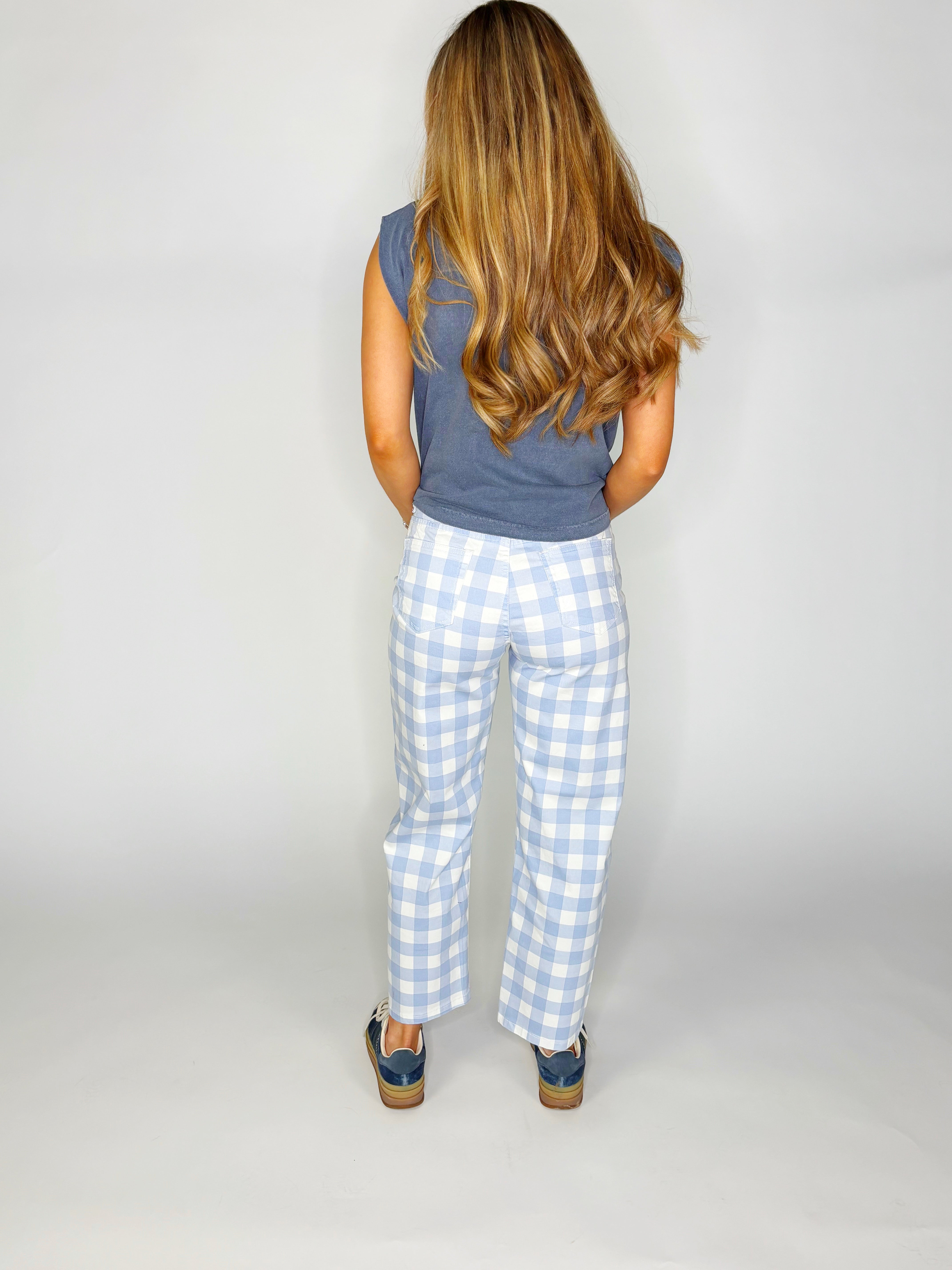 Polka Dot Stretchy Denim Pants Size Pack - 7 Pieces Value Bundle